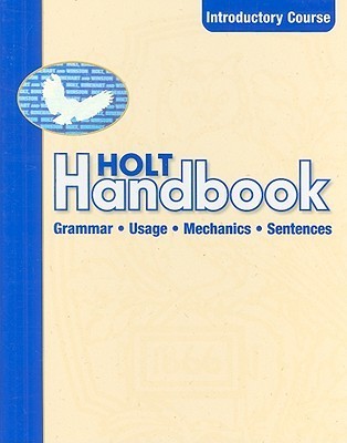 Holt Handbook: Student Edition Introductory Course 2003 by Holt ...