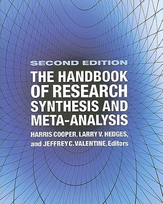 The Handbook of Research Synthesis and Meta-Analysis by Harris Cooper ...