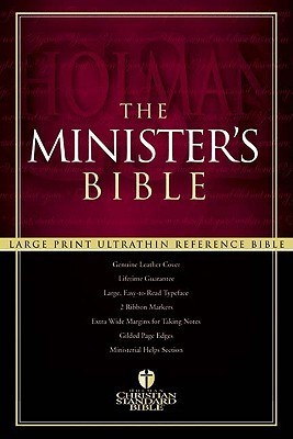 The Ministers Bible: Holman Christian Standard, Black Genuine Leather ...