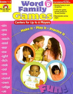 Word Family Games: Centers for Up to 6 Players, Level D by Evan-Moor ...