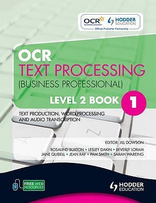 OCR Text Processing (Business Professional): Text Production, Word ...