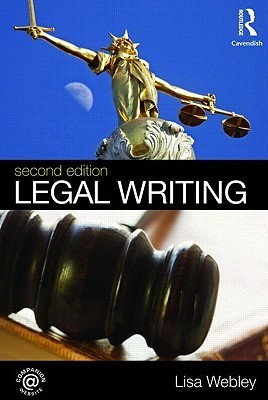 Legal Writing (Volume 2) by Lisa Webley | Goodreads