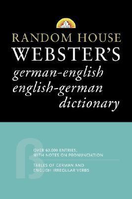 Random House Webster's German-English English-German Dictionary by Anne ...