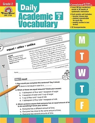 Daily Academic Vocabulary, Grade 2 Teacher Edition by Evan-Moor ...