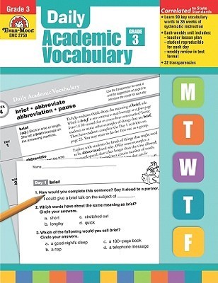 Evan-Moor Daily Academic Vocabulary Lessons, Grade 3, 36 Weeks of ...