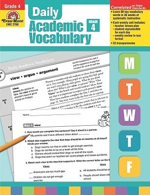Daily Academic Vocabulary, Grade 4 Teacher Edition by Evan-Moor ...