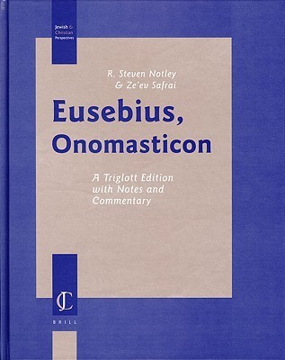 Eusebius, Onomasticon: The Place Names Of Divine Scripture (Jewish ...