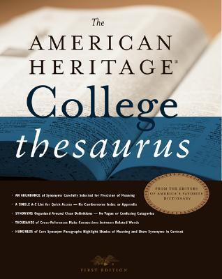 The American Heritage College Thesaurus by American Heritage | Goodreads