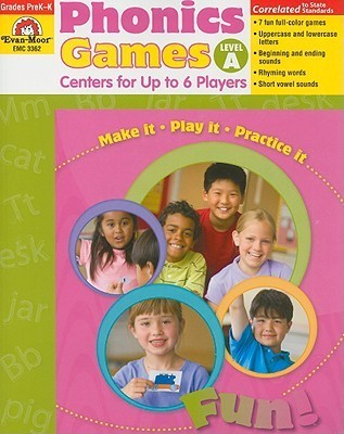 Phonics Games: Centers for Up to 6 Players, Level A by Evan-Moor ...