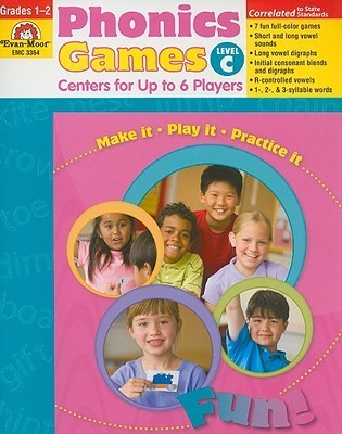 Phonics Games: Centers for Up to 6 Players, Level C by Evan Moor ...