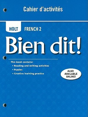 Cahier D'activites French 2 by Holt, Rinehart and Winston, Inc. | Goodreads