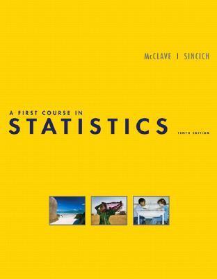 A First Course in Statistics by James T. McClave | Goodreads