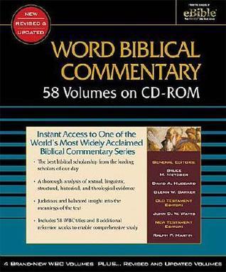 Word Biblical Commentary: 58 Volumes on CD-ROM by Bruce M. Metzger ...
