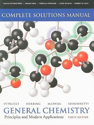 Solutions Manual for General Chemistry: Principles and Modern ...