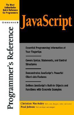 JavaScript Programmer's Reference by Christian Macauley | Goodreads