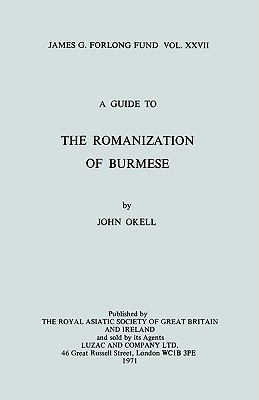 A Guide to the Romanization of Burmese by John Okell | Goodreads