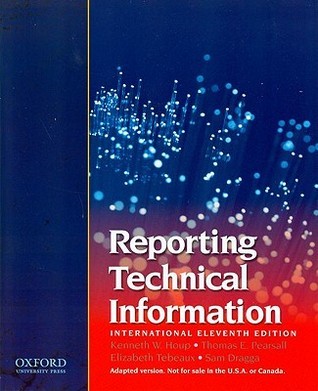 Reporting Technical Information, International 11th edition by Kenneth ...