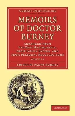 Memoirs of Doctor Burney: Arranged from His Own Manuscripts, from ...