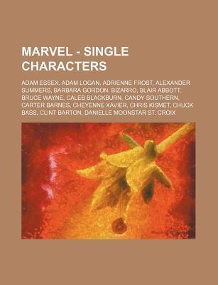 Marvel - Single Characters: Adam Essex, Adam Logan, Adrienne Frost ...