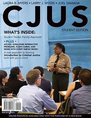 CJUS (with Review Card and Criminal Justice CourseMate with eBook ...