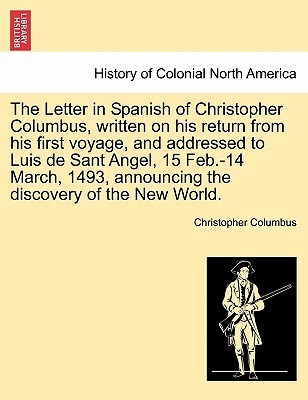Letter in Spanish of Christopher Columbus, Written on His Return from ...