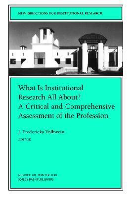 What is Institutional Research 104: New Directions for Institutional ...