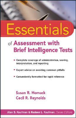 Essentials of Assessment with Brief Intelligence Tests by Susan R ...
