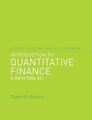 Introduction to Quantitative Finance: A Math Tool Kit by Robert R ...
