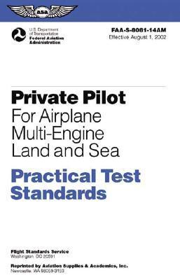 Private Pilot for Airplane Multi-Engine Land and Sea Practical Test ...