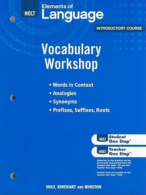 Elements of Language, Grade 6 Vocabulary Workshop: Holt Traditions ...