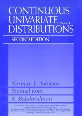 Continuous Univariate Distributions, Vol. 1 by Norman Lloyd Johnson ...