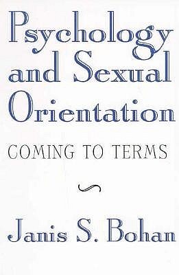 Psychology and Sexual Orientation by Janis S. Bohan | Goodreads