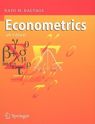 Econometrics by Badi H. Baltagi | Goodreads