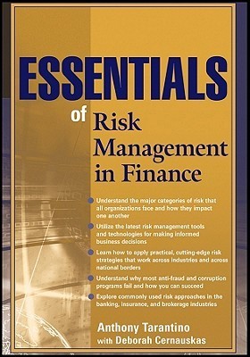Essentials of Risk Management in Finance by Anthony Tarantino | Goodreads