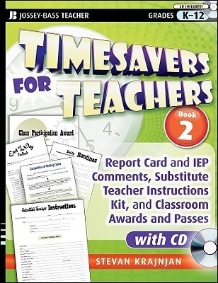 Timesavers for Teachers, Book 2: Report Card and IEP Comments ...