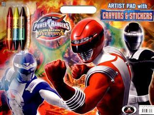 Power Rangers Operation Overdrive Artist Pad [With StickersWith 3 ...