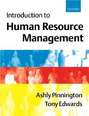 Introduction to Human Resource Management by Ashly Pinnington | Goodreads