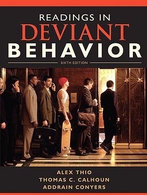 Readings in Deviant Behavior by Alex Thio | Goodreads