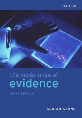 The Modern Law of Evidence by Adrian Keane | Goodreads