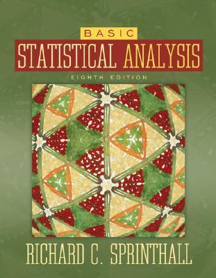 Basic Statistical Analysis by Richard C. Sprinthall | Goodreads
