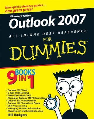 Outlook 2007 All-in-One Desk Reference For Dummies by Jennifer Fulton ...
