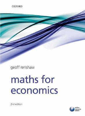 Maths for Economics by Geoff Renshaw | Goodreads