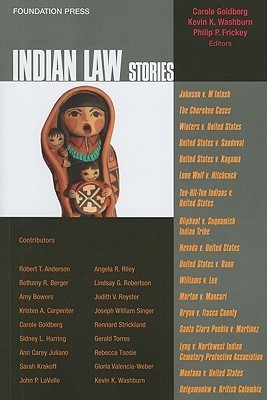 Indian Law Stories by Carole E. Goldberg | Goodreads
