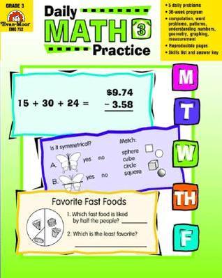 Daily Math Practice: Grade 3 by Evan-Moor | Goodreads