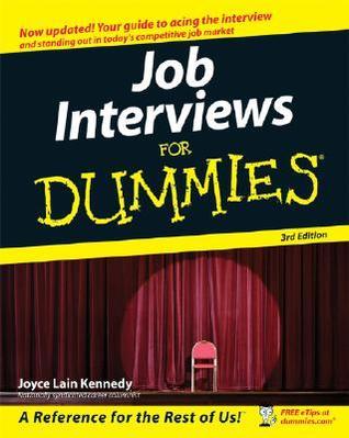 Job Interviews For Dummies by Joyce Lain Kennedy | Goodreads
