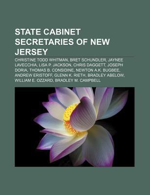 State Cabinet Secretaries of New Jersey: Christine Todd Whitman, Bret ...
