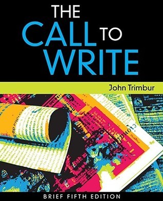 The Call to Write by John Trimbur | Goodreads
