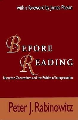 Before Reading: Narrative Conventions and the Politics of ...