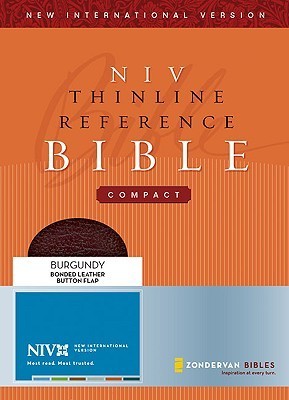 Holy Bible: Compact Thinline Reference Bible-NIV-Button Flap by ...