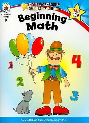 Carson Dellosa | Beginning Math Workbook | Kindergarten, 64pgs by ...